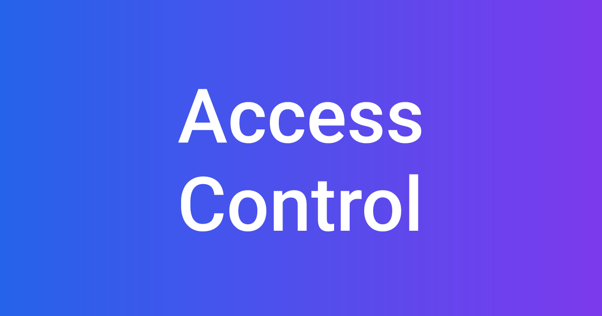 Access Control - Scipress