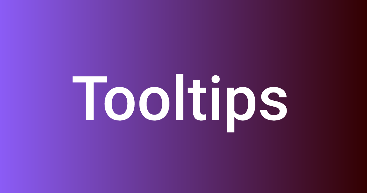 Tooltips - Scipress